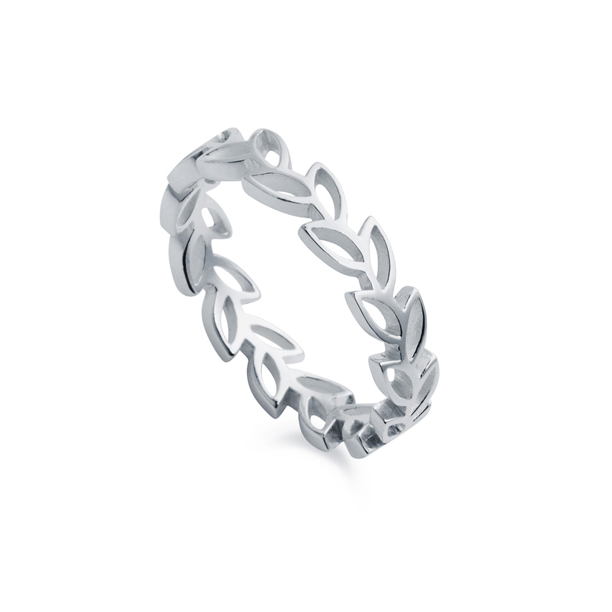 Silver Laurel Leaf Ring – Christin Ranger Jewellery